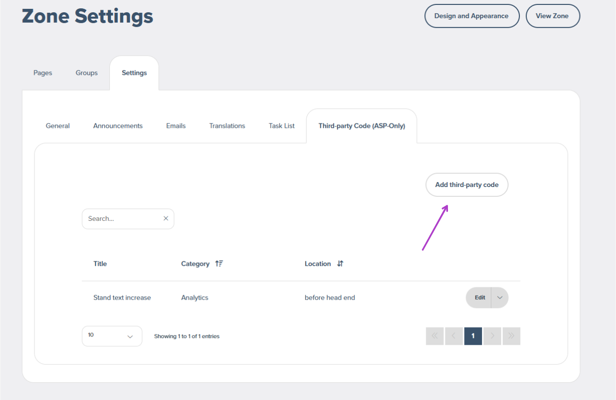 Using Third Party Code within E-zone 2 – ASP Knowledge Base