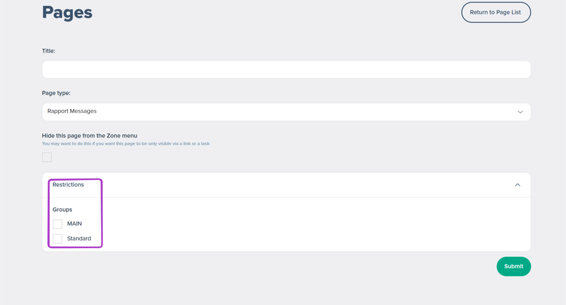 Adding a new menu on E-zone 2 – ASP Knowledge Base